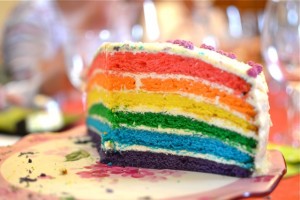 Rainbow cake, l'original - Eleusis Megara